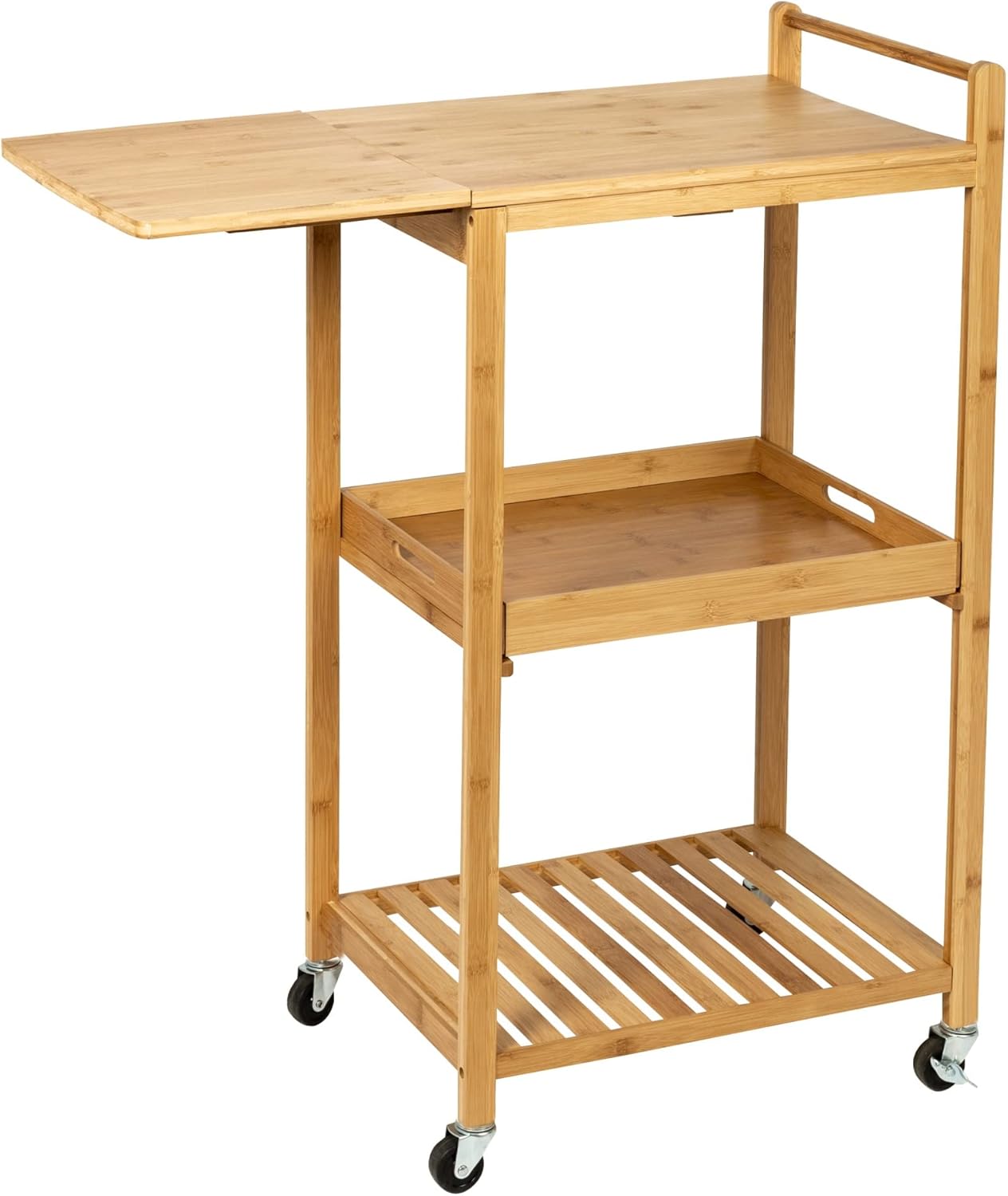 Amazon.com: BZDOLL Bamboo Kitchen Cart : Home & Kitchen