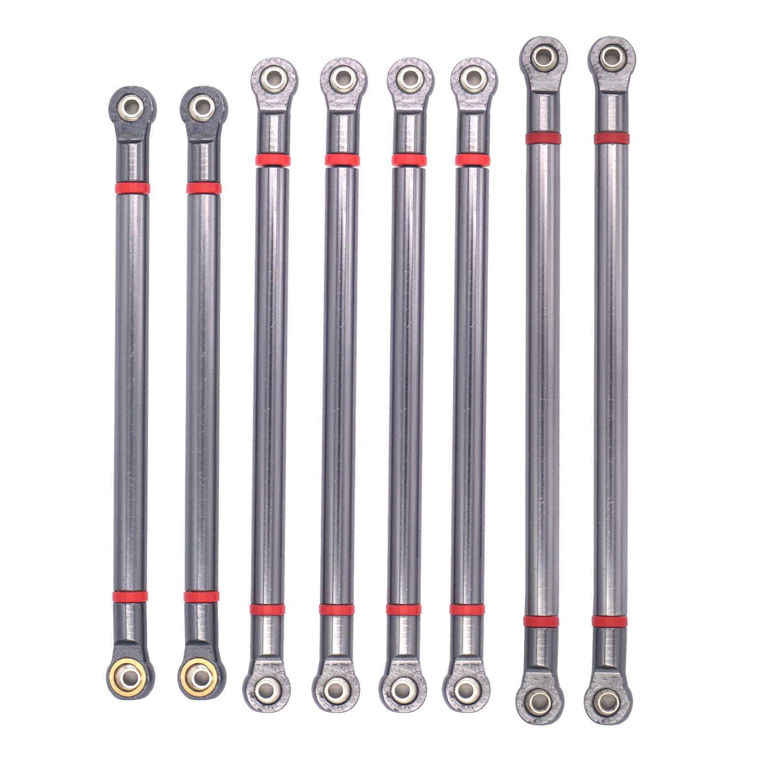 Amazon.com: ShareGoo 8Pcs Aluminum Alloy 313MM Wheelbase Link Rod ...