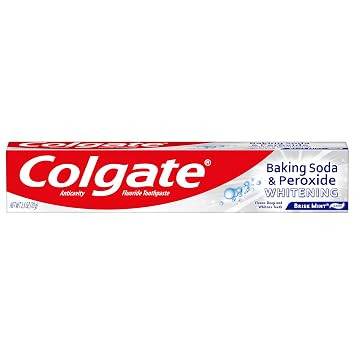 Amazon.com : Colgate Baking Soda and Peroxide Toothpaste, Whitening ...