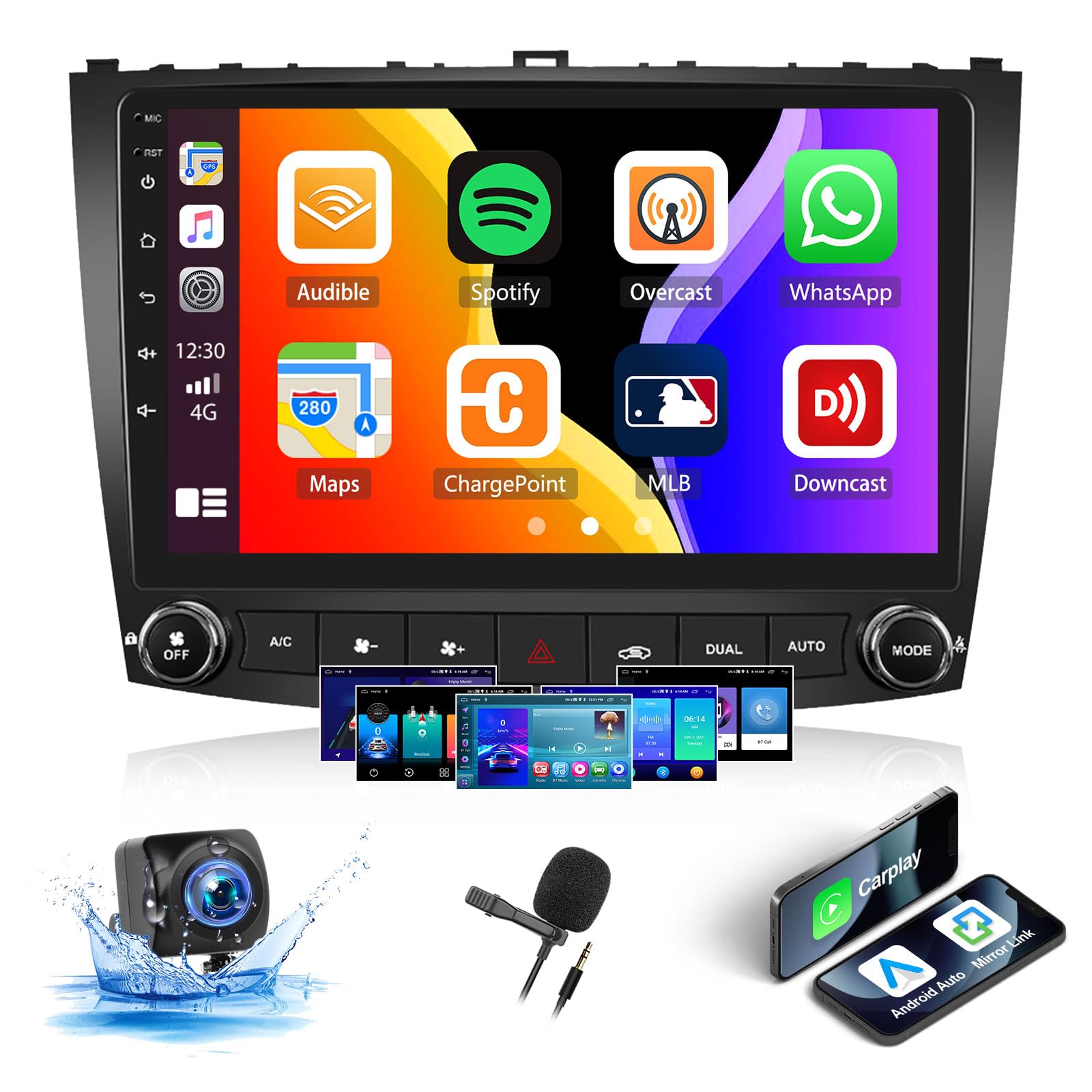 Amazon.com: 2+64G Android Car Stereo for Lexus IS250 IS200 IS220 IS300 ...