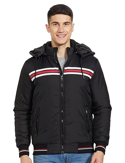 Buy Amazon Brand - Symbol Men's Hooded Quilted Bomber Jacket at Amazon.in