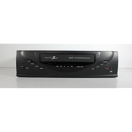 Amazon.com: Zenith VRB410 VCR 4 Head Video Cassette Recorder Player ...