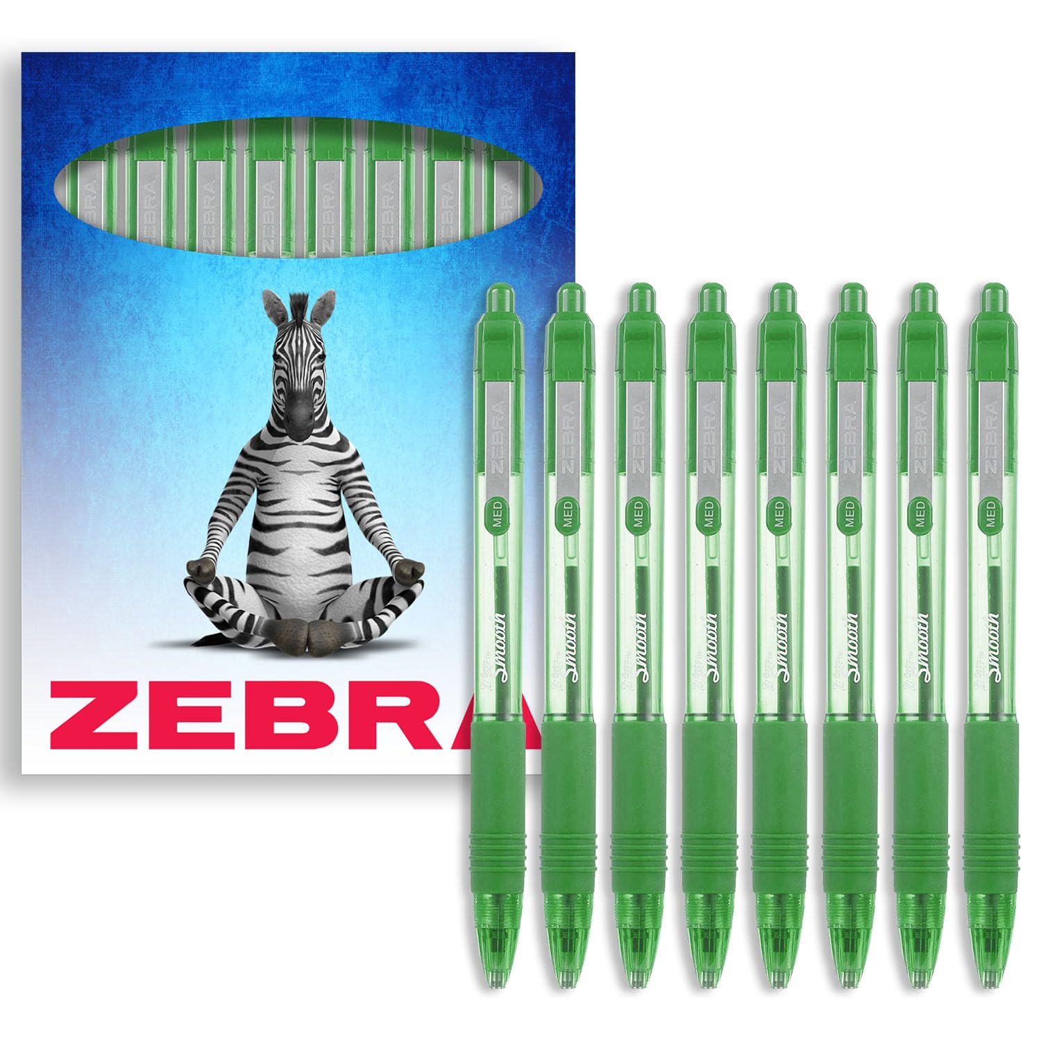 Amazon.com : Zebra Z-Grip Smooth Retractable Ballpoint Pen - 1.0mm Nib ...