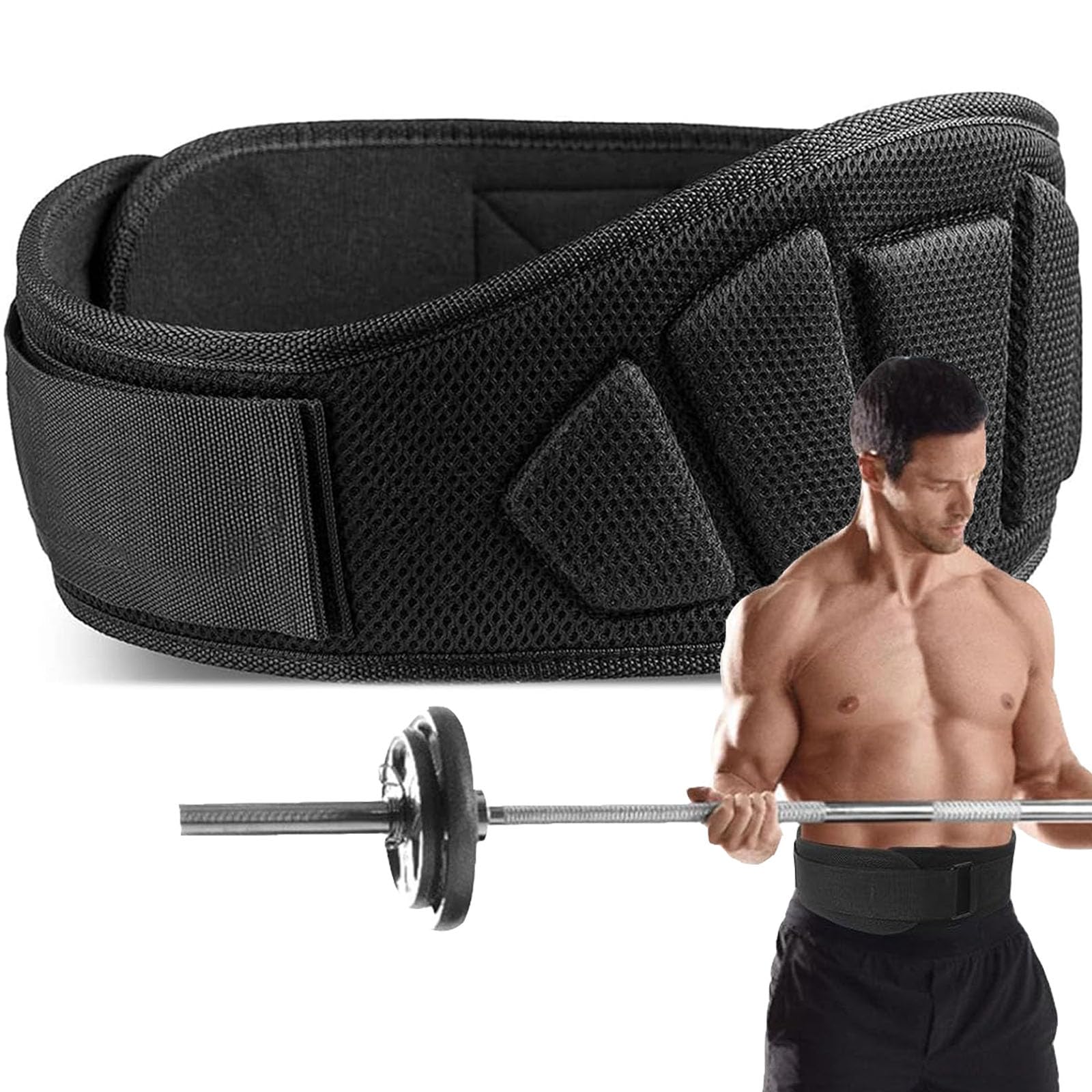 Cinturón para pesas,Fitness Cinturon para Gimnasio,Cinturón de ...