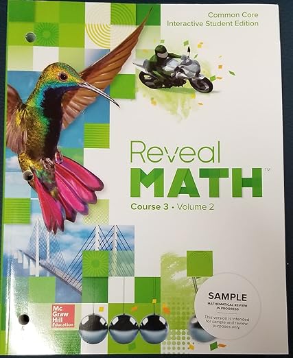 Reveal Math, Course 3, Volume 2, Interactive Student Edition, c. 2020 ...