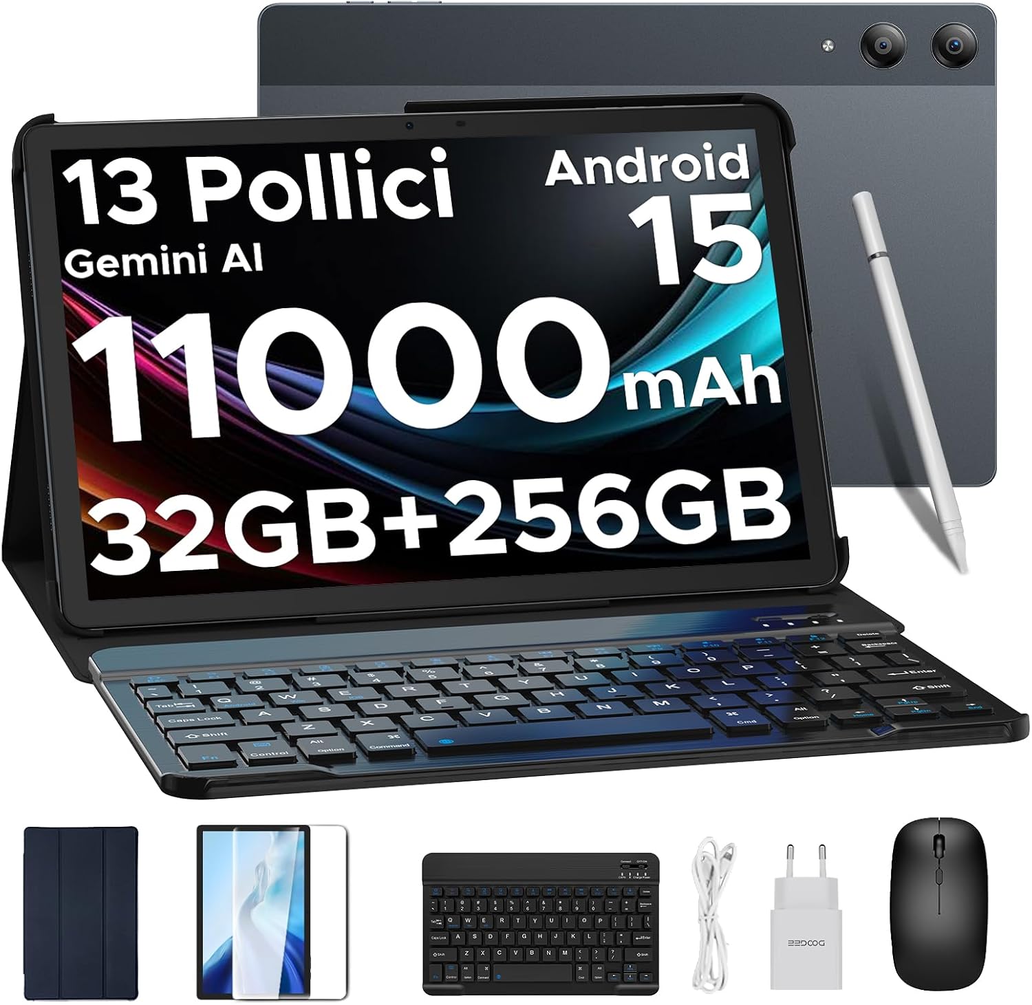 DOOGEE Tab E3 Pro Tablet 13 Pollici Helio G100, Android 15 Tablet con ...