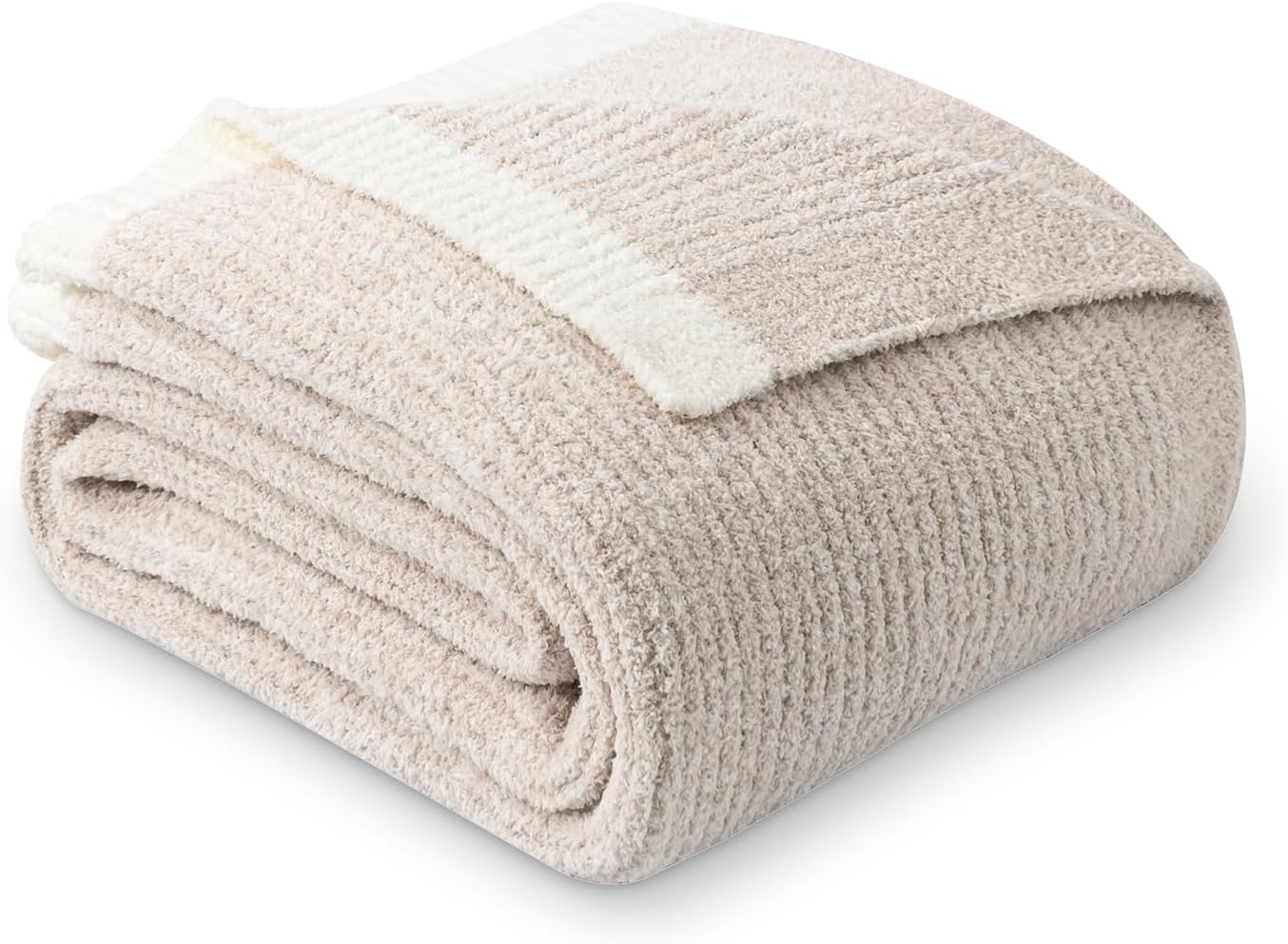 Amazon.com: MH MYLUNE HOME Ultra Soft Ribbed Throw Blanket for Couch ...