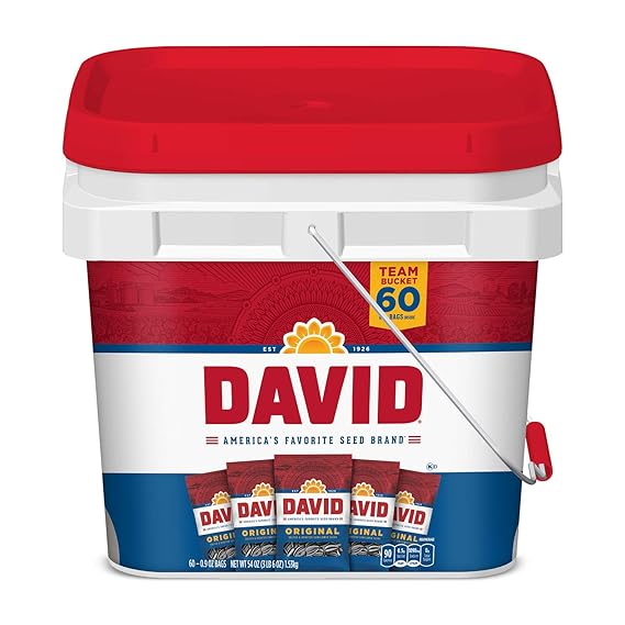 Amazon.com : David Seeds Original Sunflower Bucket, 3.37 Pound ...