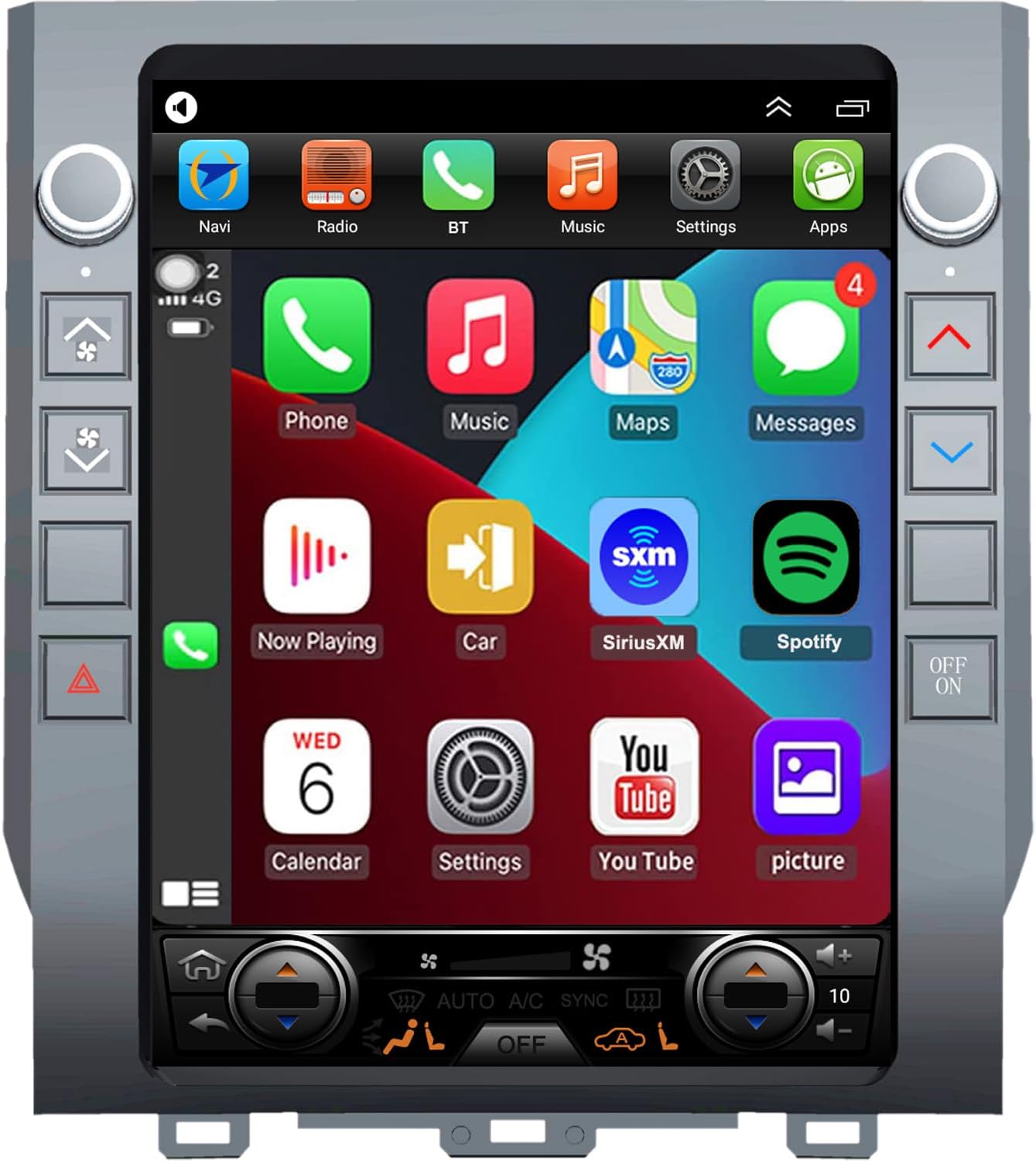 Amazon.com: QLED 8-Core CPU Radio Upgrade for Toyota Tundra 2014 2015 ...