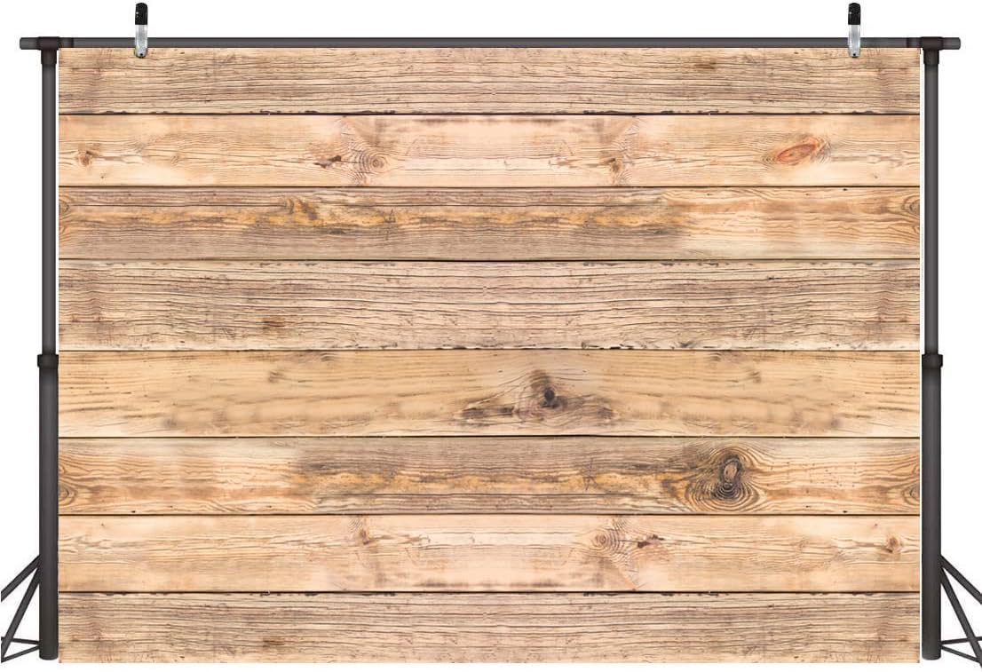 Amazon.com : Wood Backdrops for Photography Rustic Brown Wooden ...