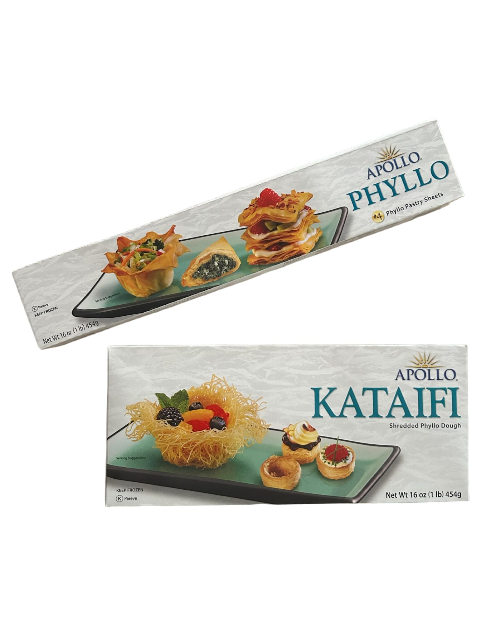 Pasa Fillo Pasta Kataifi Repostería 454g c/u Apollo : Amazon.com.mx ...