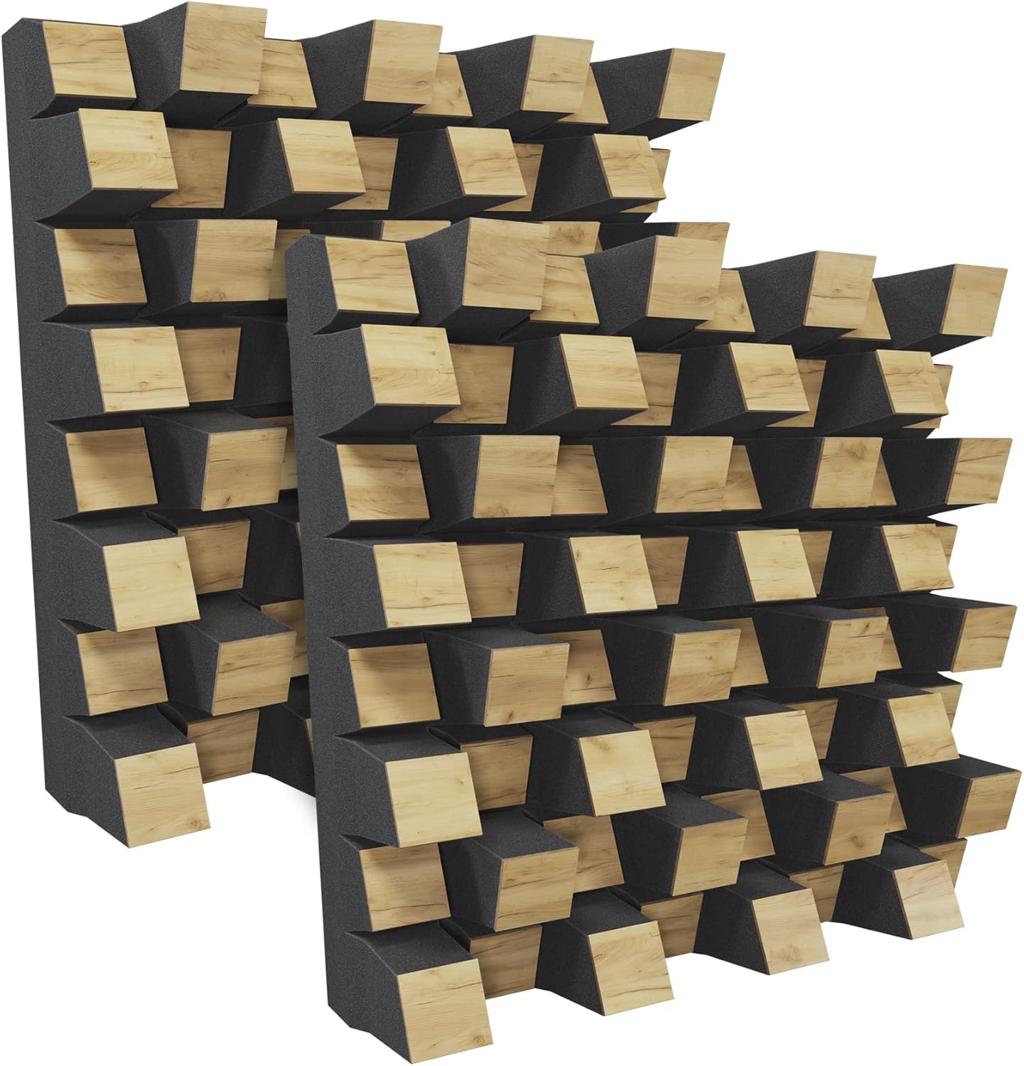 Amazon.com: (2 Pack) — Sound Acoustic Studio Diffuser «Sirius» | 2D QRD ...