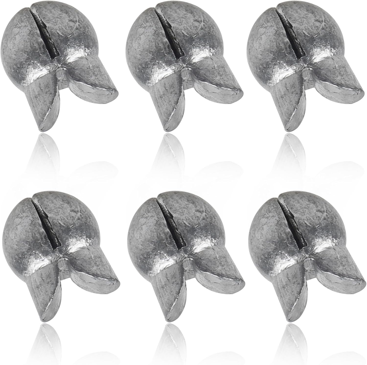 Amazon.com : 100 Pack Split Shot Fishing Weight Removable Clip On Fly ...