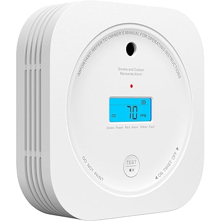 First Alert Powered Alarm SCO5CN Combination Smoke and Carbon Monoxide ...