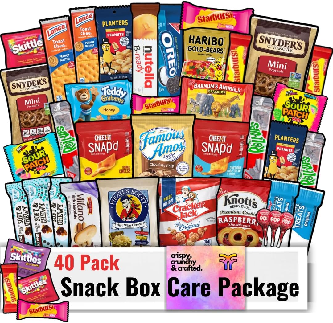Amazon.com: Fountain City Fulfillment Snack Box Care Package - Easter ...