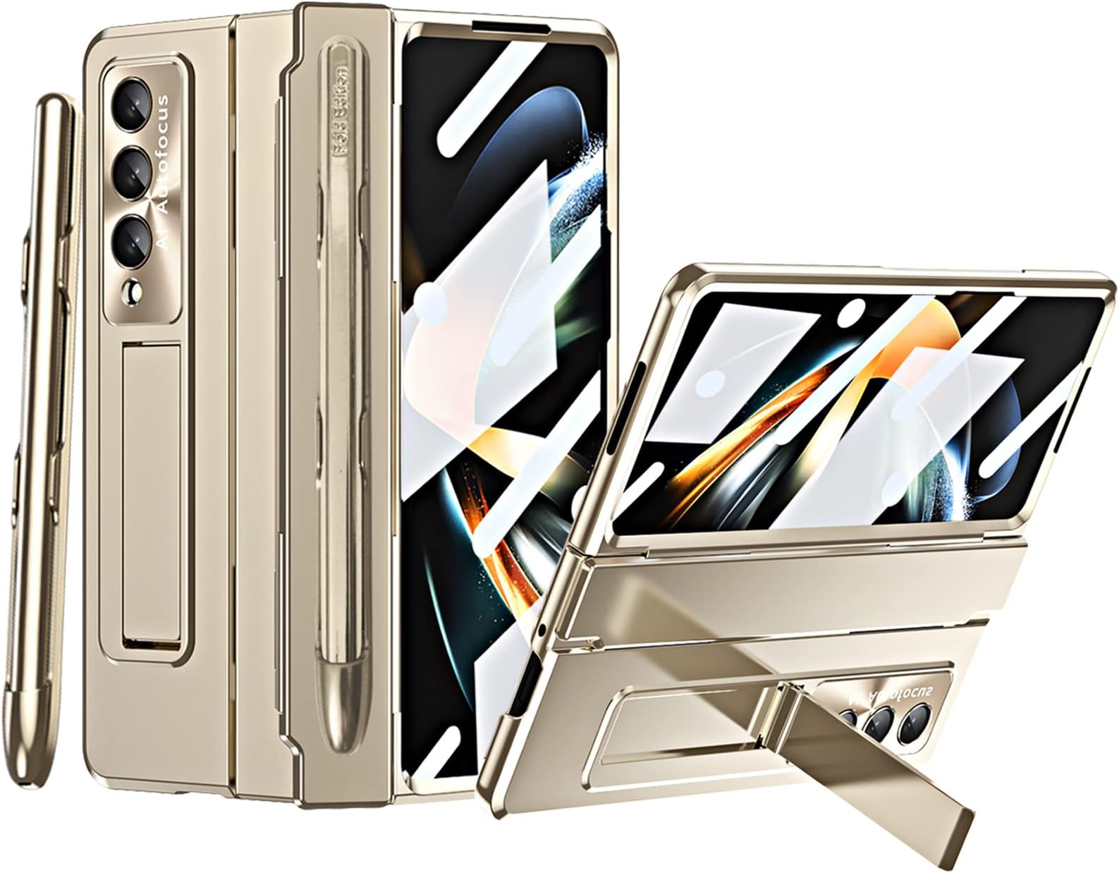 Amazon.com: SAMSUNG Galaxy Z Fold4 Standing Cover with S Pen and S Pen ...