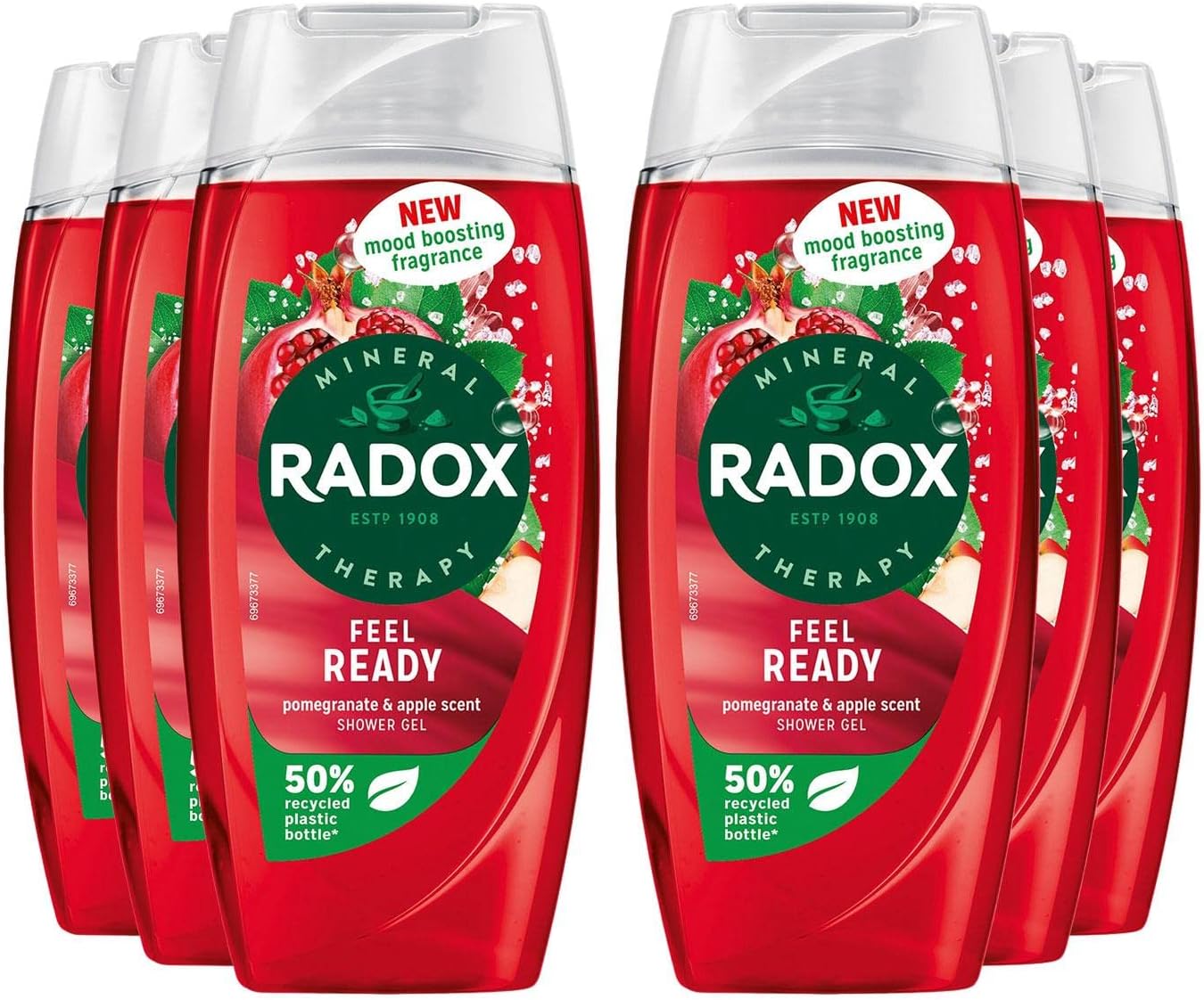 Radox Mineral Therapy Feel Ready Shower Gel with Pomegranate & Apple ...