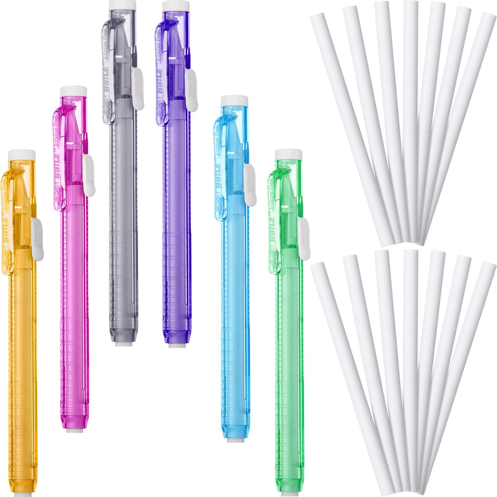Amazon.com : 36 Pieces Eraser Pen Retractable Mechanical Include 6 ...