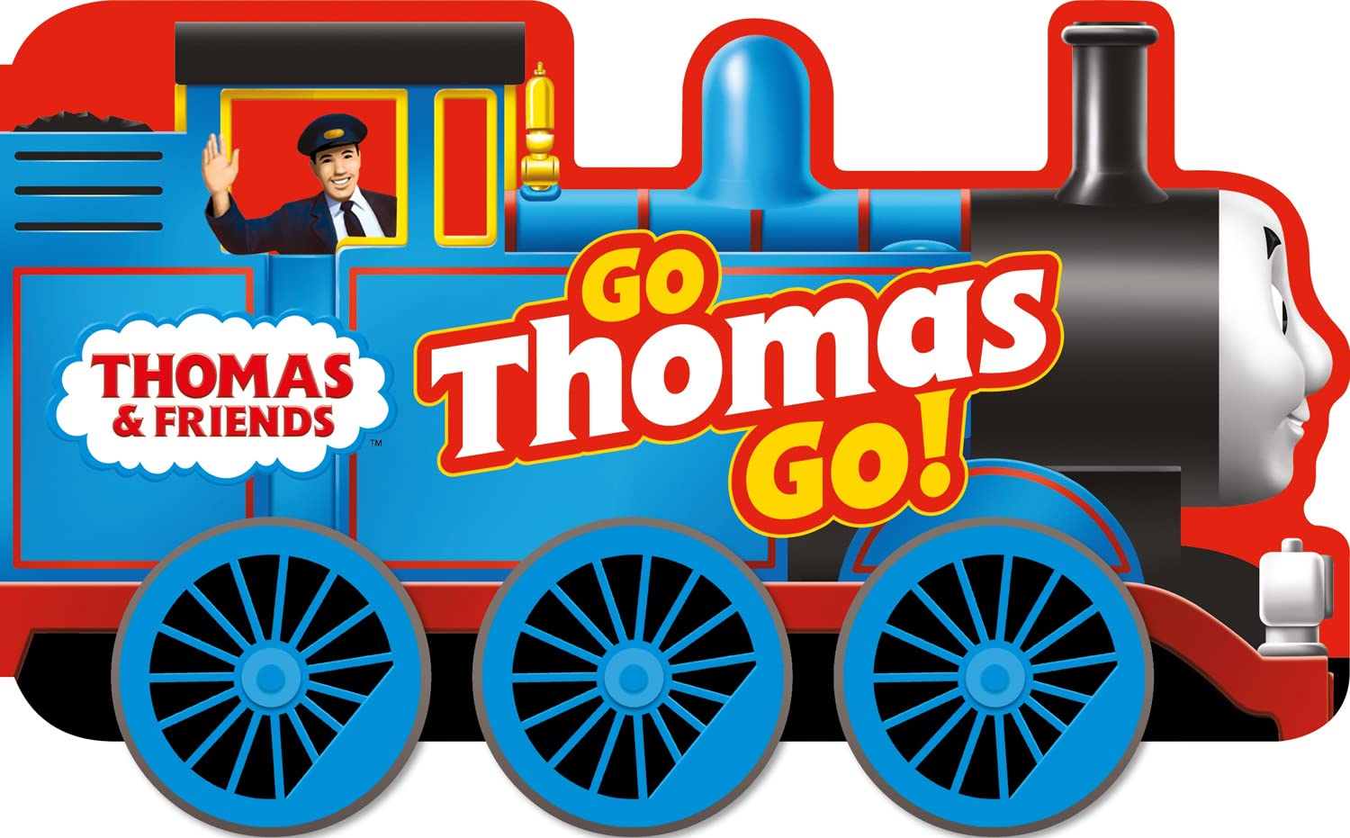Thomas & Friends: Go Thomas, Go! (a shaped board book with wheels ...