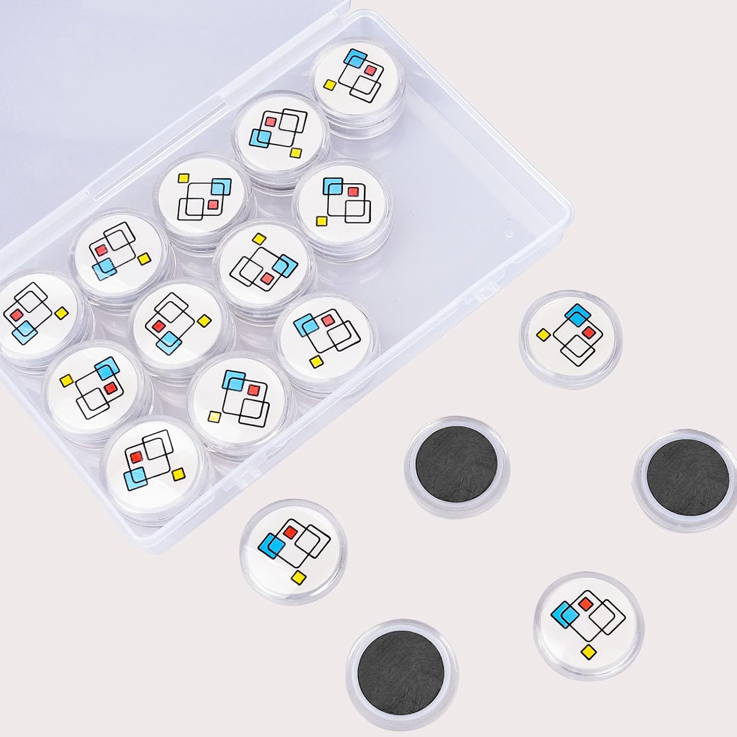 Amazon.com: Maxtek Whiteboard Magnets 30 Pcs - Round Strong Dry Erase ...