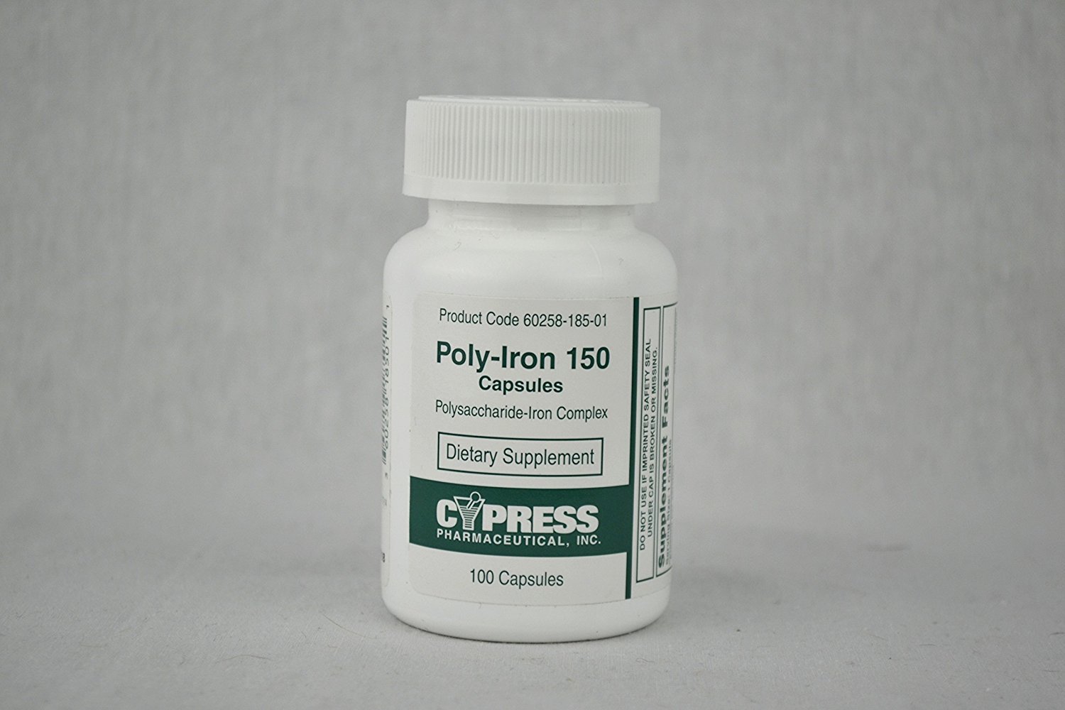 Amazon.com: Cypress Poly-Iron 100 Caps Compares To Niferex 150Mg - Box ...