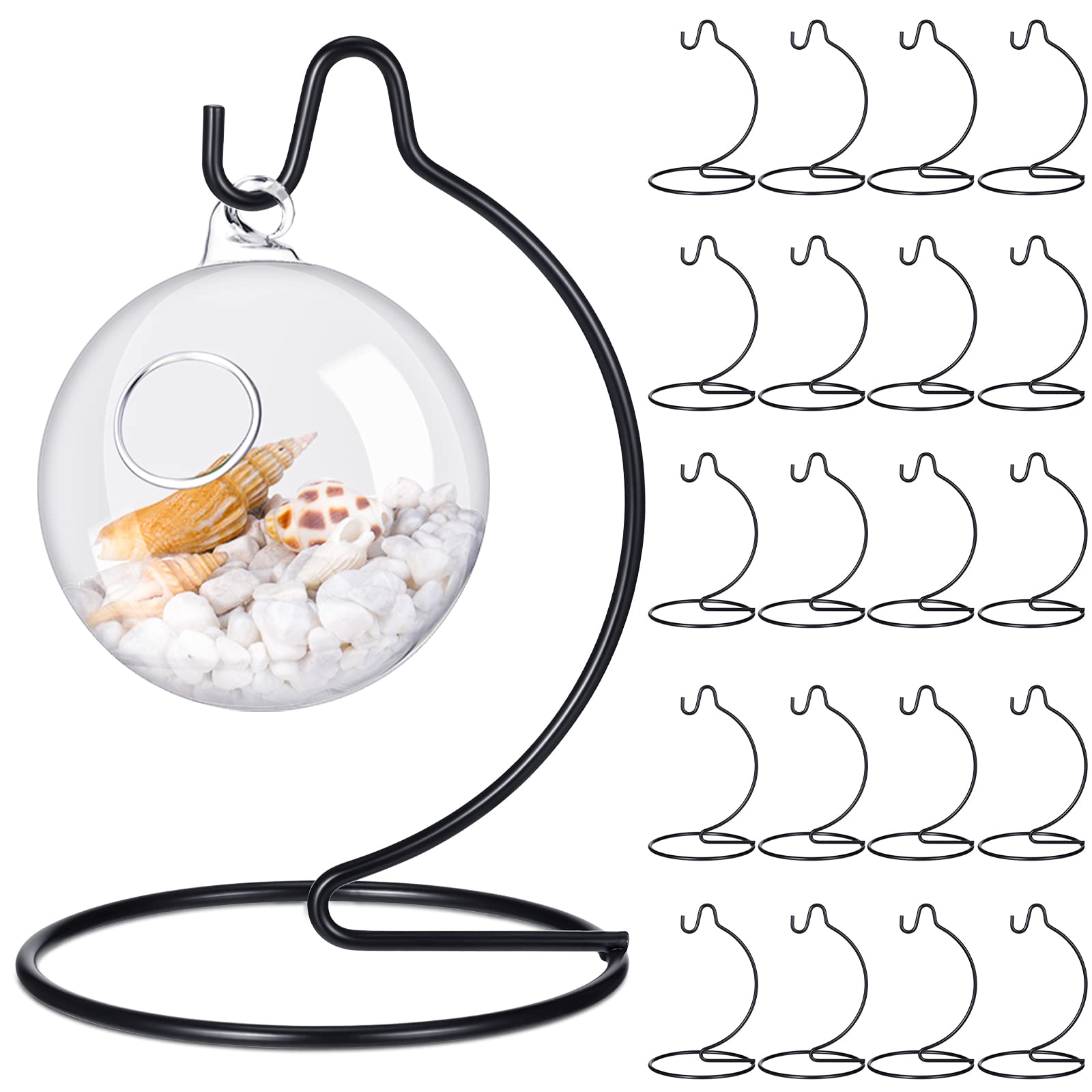 Amazon.com: 20 Pcs Ornament Display Stand Holder Ornament Hanger Stands ...