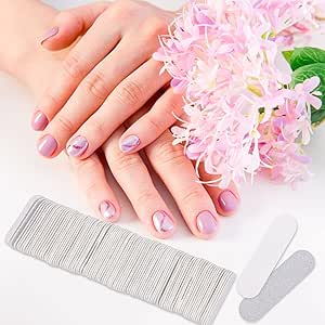 Amazon.com : 100 Pcs Small Nail Files, Disposable Nail File Bulk for ...
