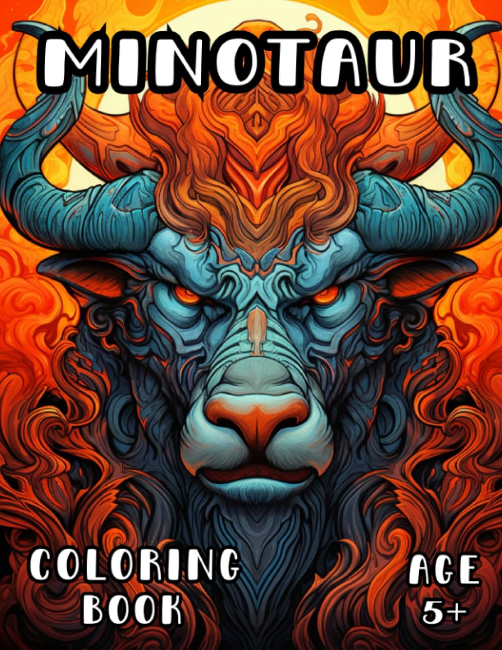 Amazon.com: Minotaur Coloring Book: Mythical Beast Coloring Book for ...