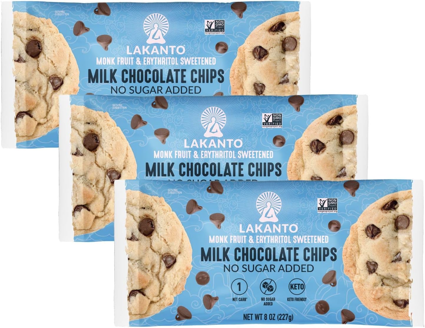 Amazon.com: Bake Believe Dark Chocolate No Sugar Added Baking Chips, 32oz