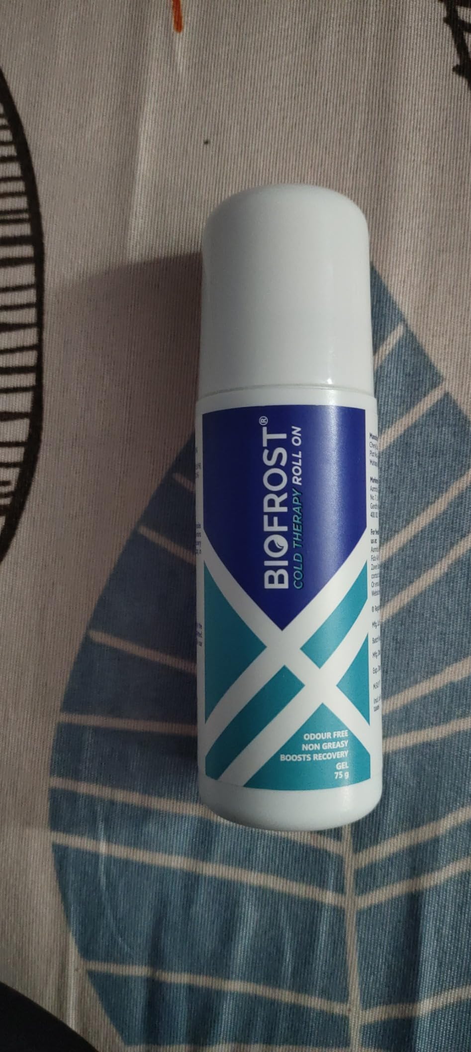 BioFrost Cold Therapy Roll on Gel - Odour Free Non Greasy - 75 Gm ...