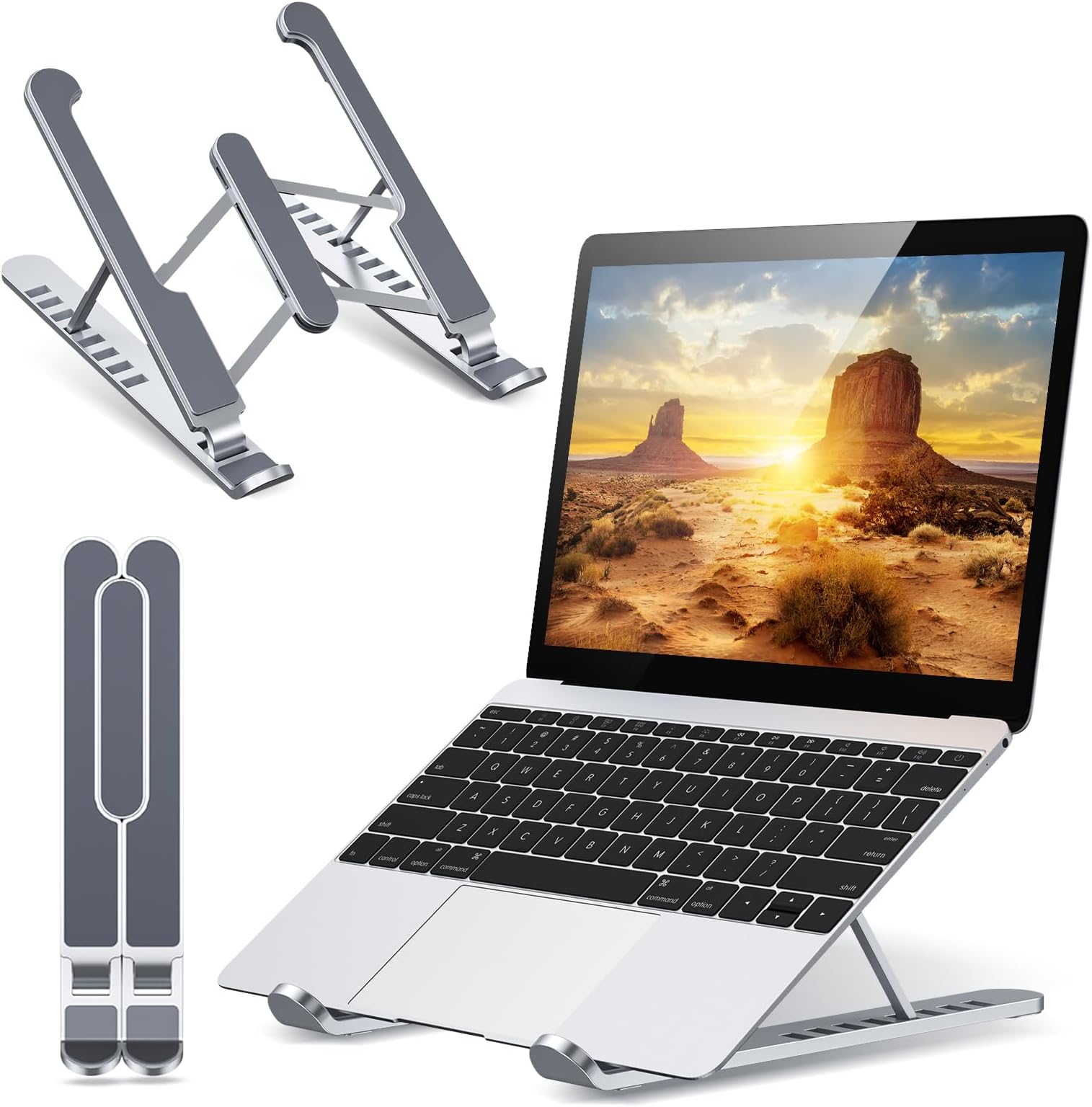 Babacom Supporto PC Portatile, Portatile Ventilato Desktop Porta PC, 8 ...