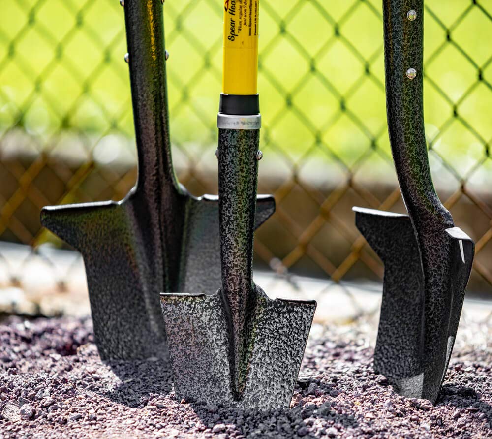 Pala de cabeza de lanza pequeña pala de jardinería con...B07HKP8GDT ...
