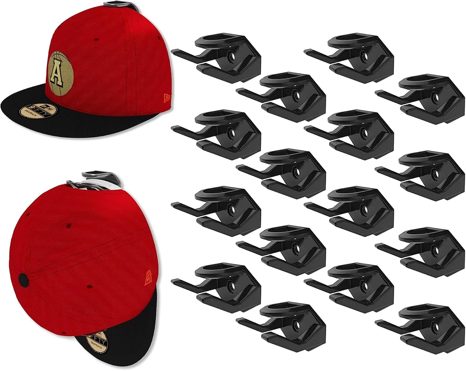 Amazon.com: Martina Online Hat Hooks Collection – Adhesive Hat Hooks ...