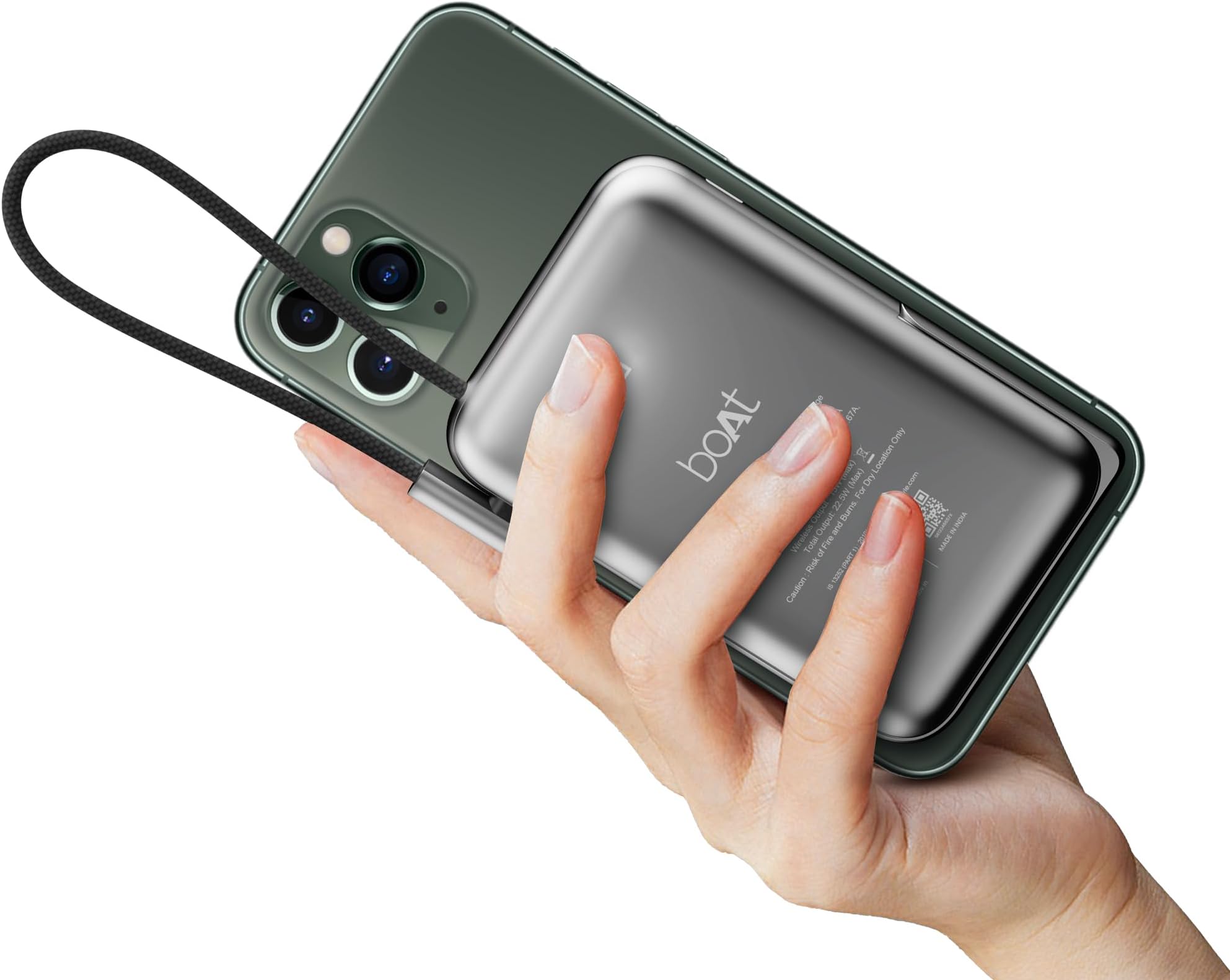 boAt EnergyShroom PB300 Air 10000 mAh 22.5W Pocket Size Power Bank with ...