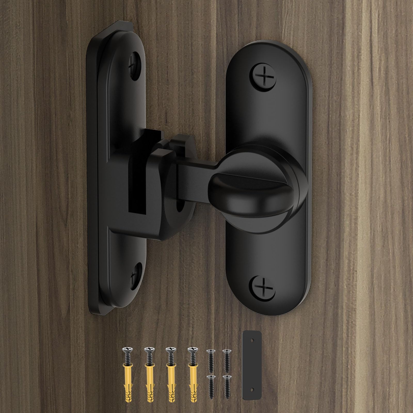 Amazon.com: Barn Door Lock – Small 90/180 Degree Flip Sliding Door ...