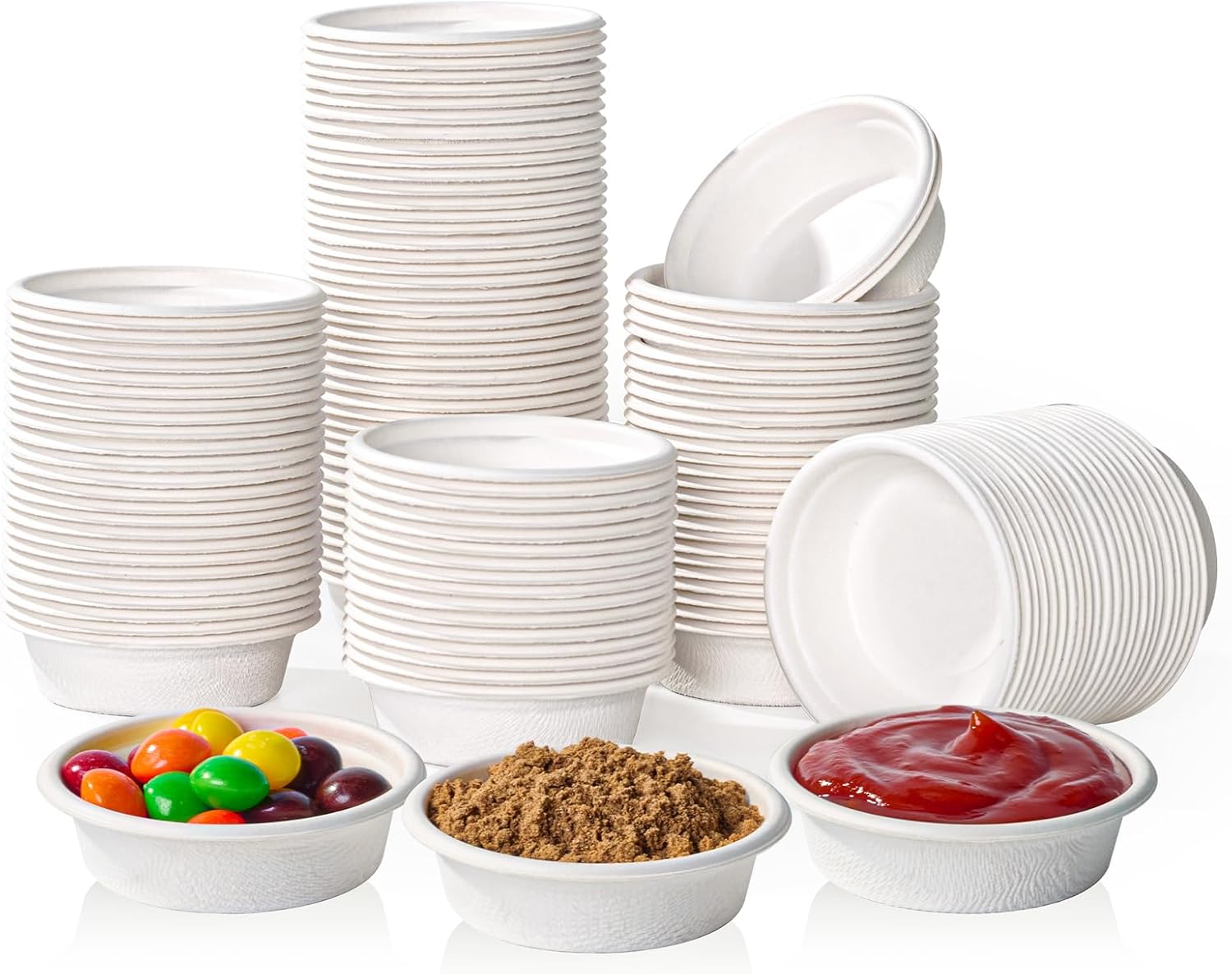 Amazon.com: ECOLipak 1 oz Compostable Condiment Cups, 500 Pack ...