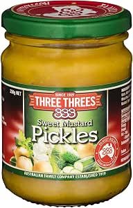 Three Threes 333'S Mustard Pickles 250 g : Amazon.com.au: Pantry Food ...