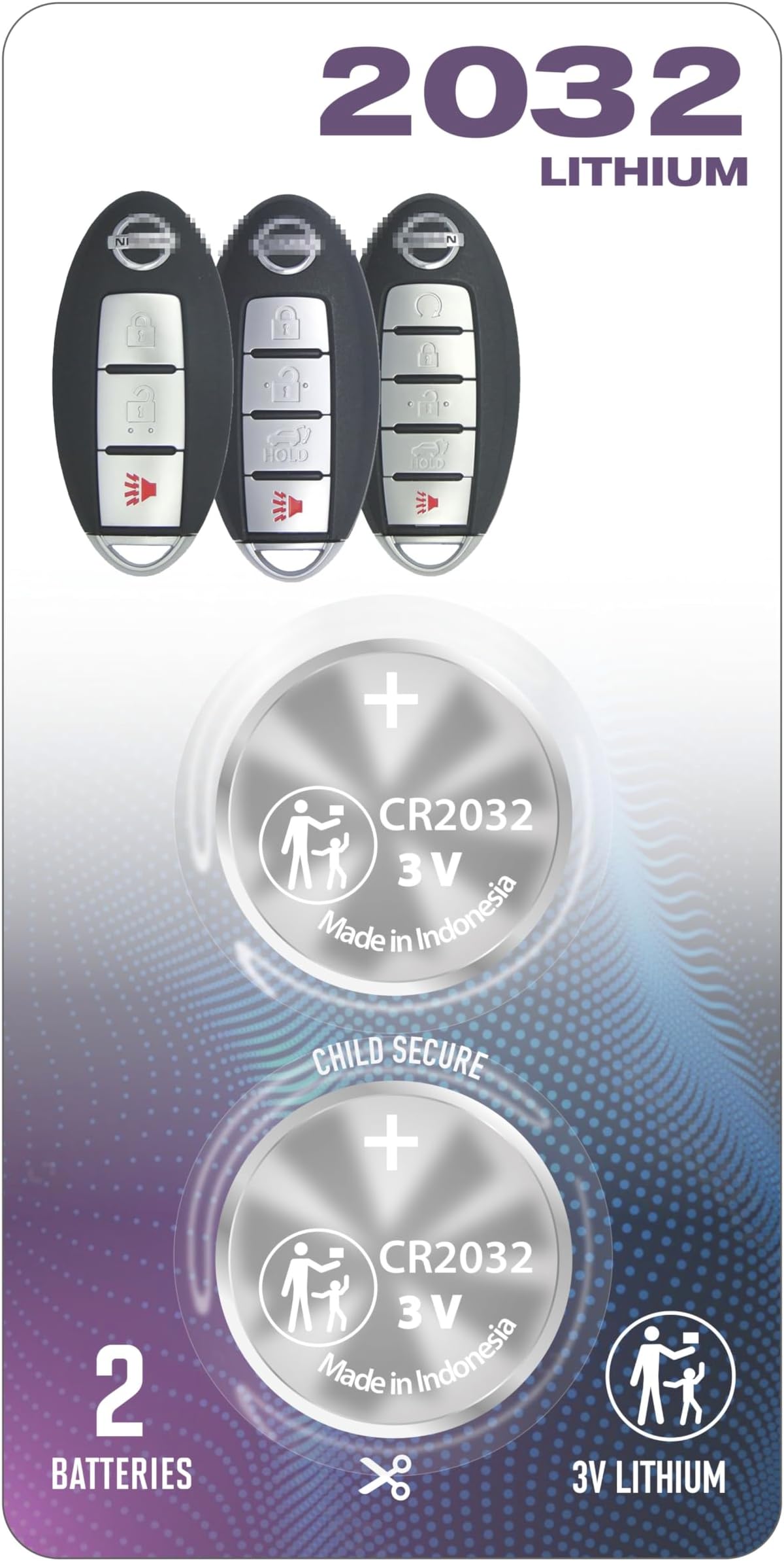 Amazon.com: Key Fob Battery Replacement for Nissan Altima (2007-2023 ...