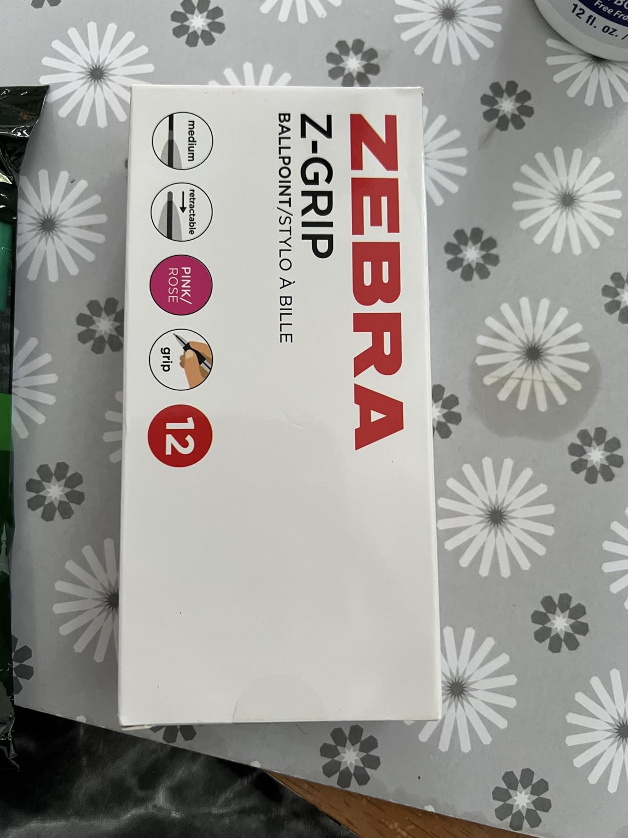 Zebra Pen Z Grip Pink Pens Ballpoint, Smooth & Comfortable Ballpoint ...