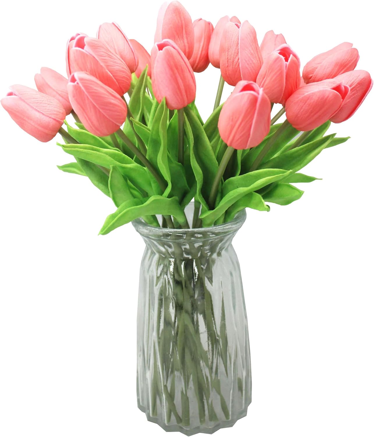 Amazon.com: ALIERSA 10-Heads Artificial Flowers PU Mini Real Touch ...