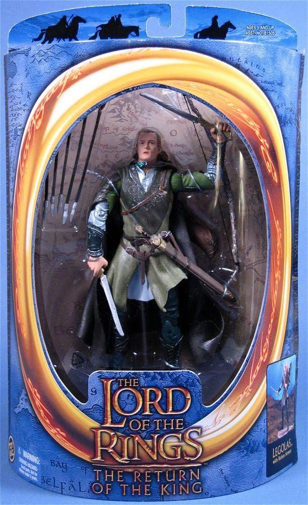 Lord of the Rings Trilogy Legolas with Rohan Armor Action Figure ...