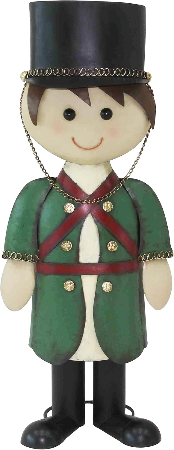 Amazon.com : Red Carpet Studios Christmas Décor - Metal Drummer Boy ...