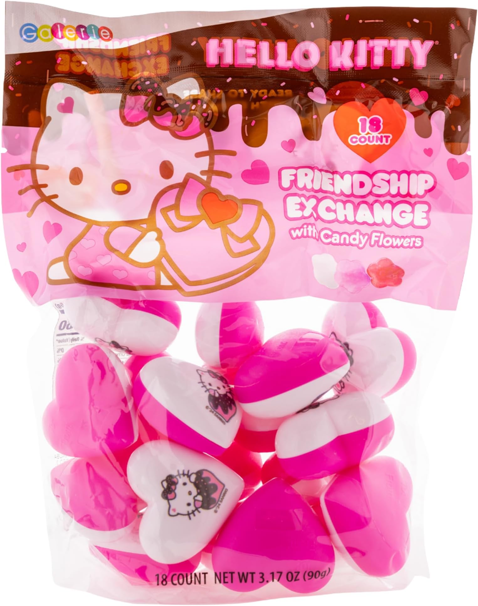Amazon.com : Hello Kitty Friendship Exchange Hearts, Valentine’s Day ...