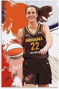 Amazon.com: Sports Poster Caitlin Clark Poster W-N-B-A Poster ...