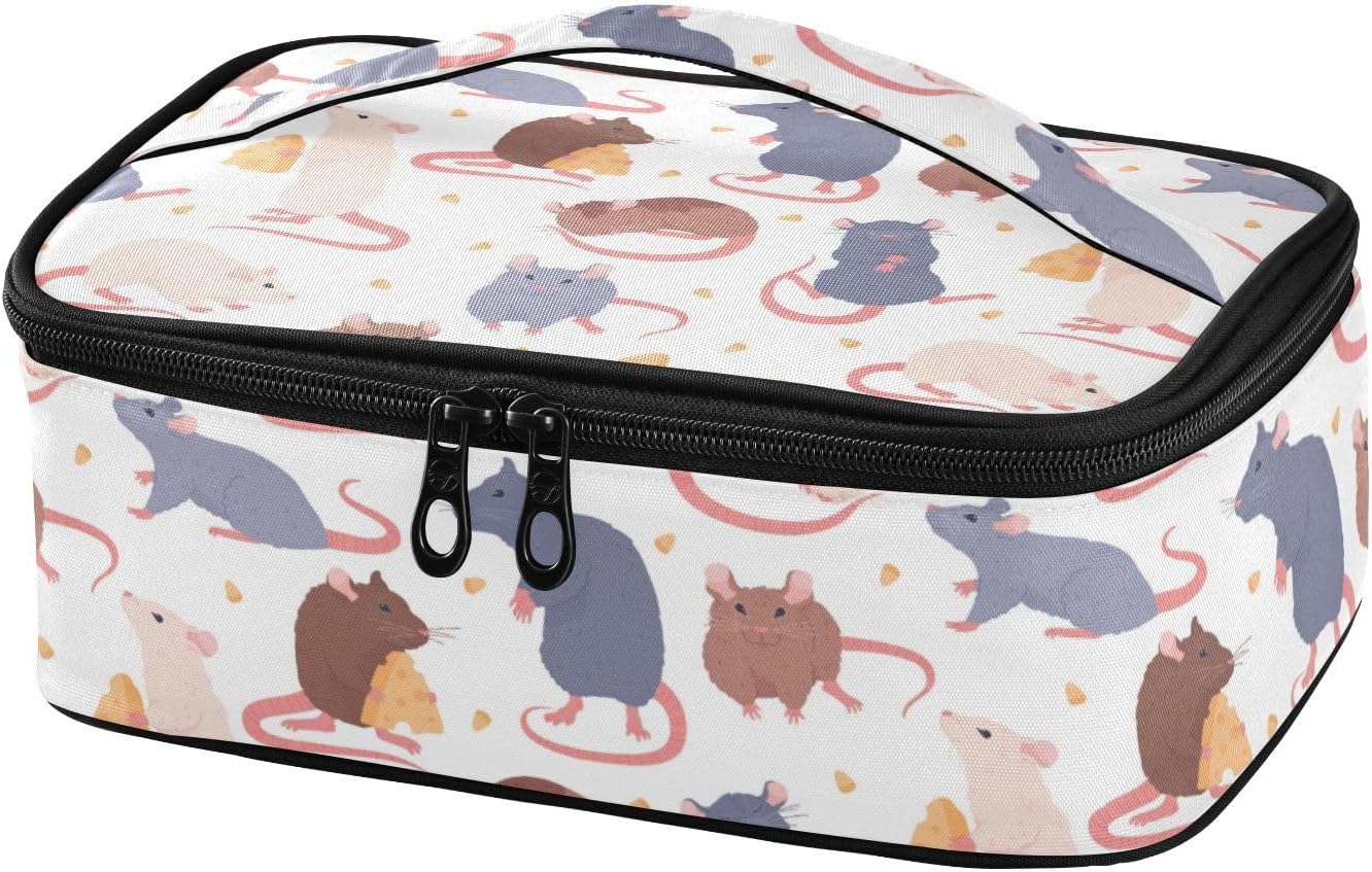 Amazon.com: IHCVHQX Kids Lunch Bag for Boys Girls Cute Rat Cheese ...