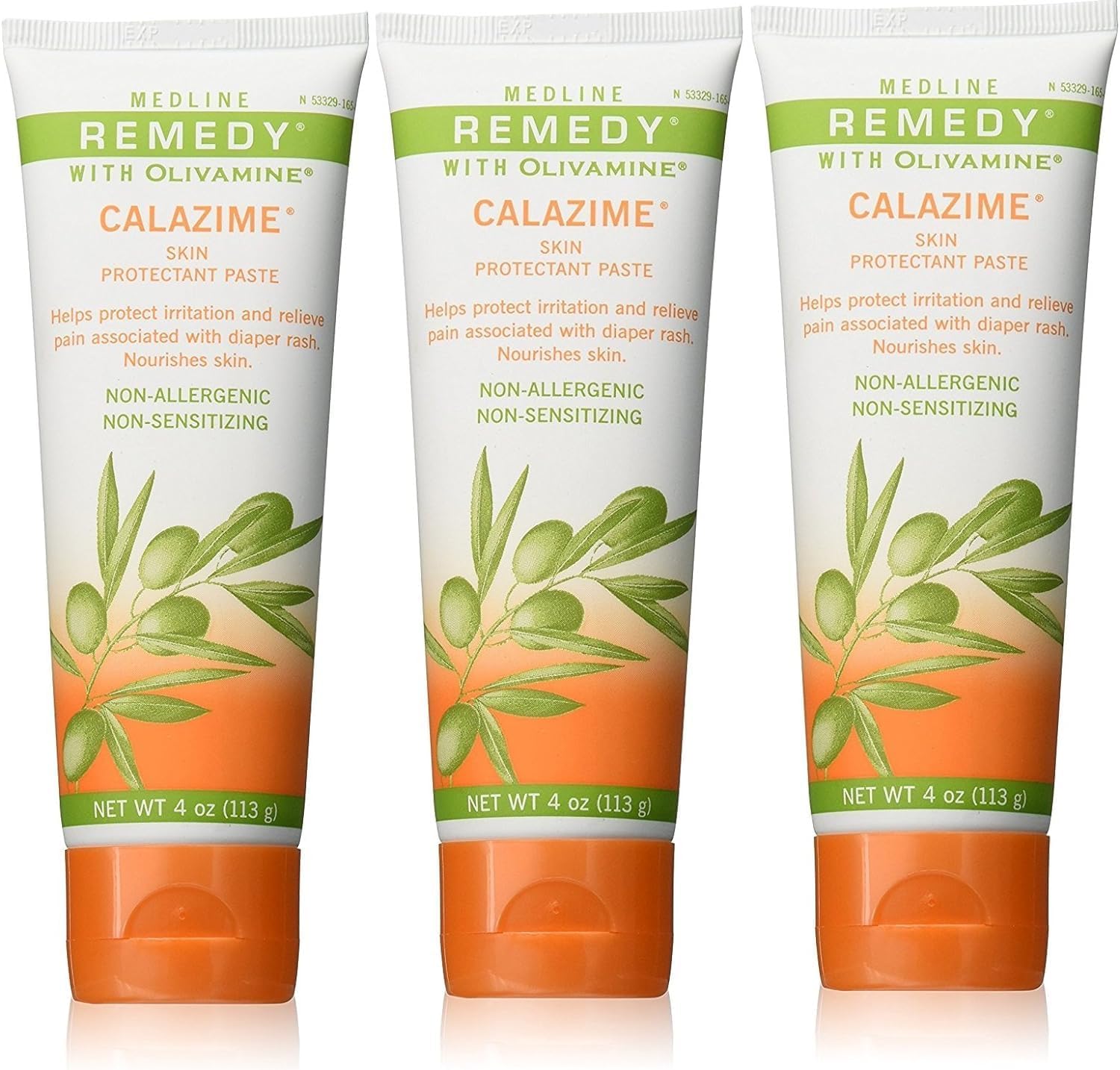 Amazon.com : Medline Remedy Olivamine Calazime Skin Protectant Paste ...