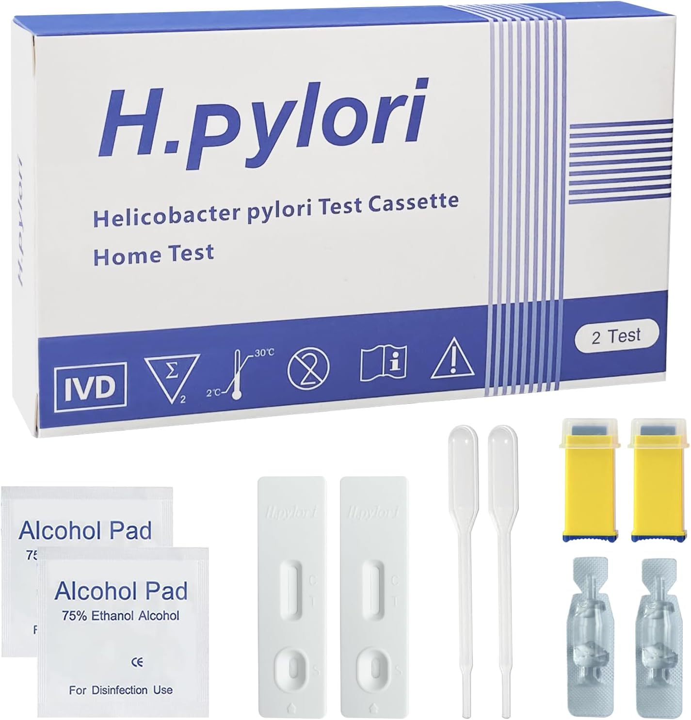Amazon.com: Helicobacter Pylori (H. Pylori) Home Test Kit - Fast and ...