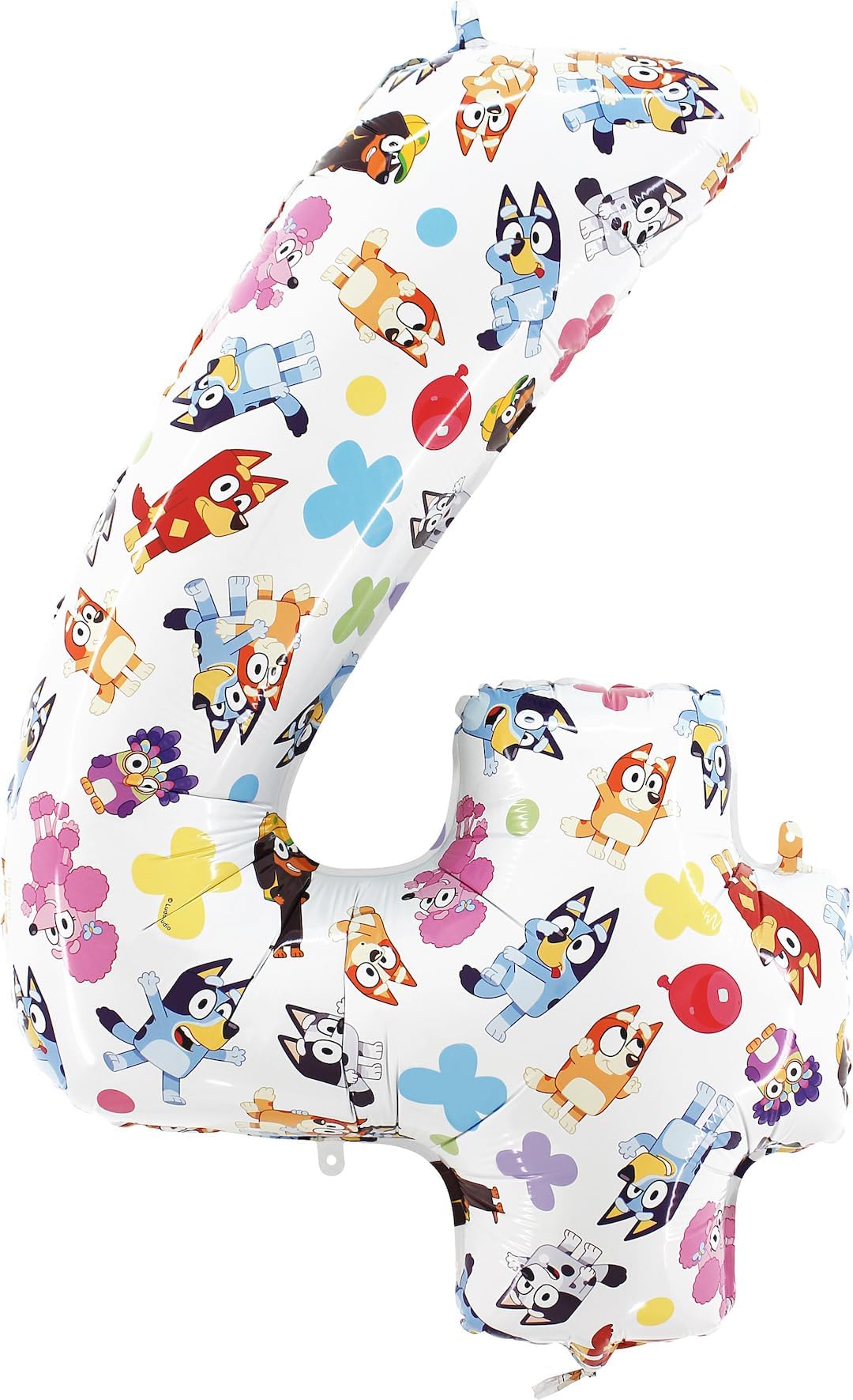 Amazon.com: Vibrant Multicolor Bluey Shaped Foil Balloon - 28", 1 Pc ...