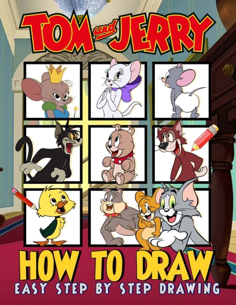 How To Draw Tom From Tom And Jerry