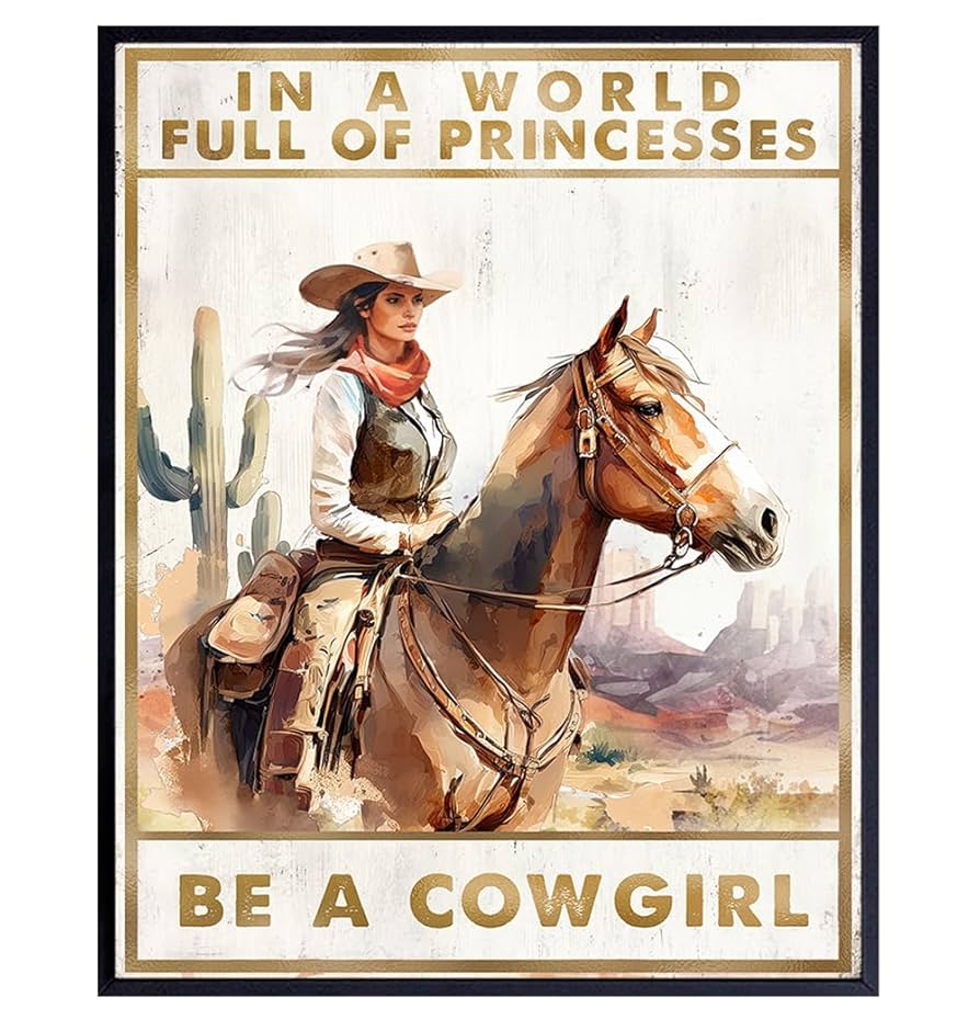 Cowgirl Motivational Quotes 1pc Inspirational Quotes * Little Cowboy